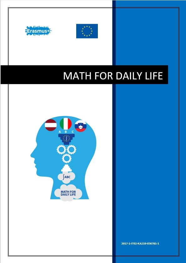 Textbook "Math for Daily Life" | Šolski center Novo mesto